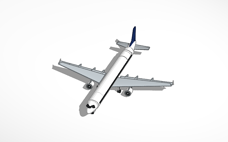 3D design Airbus A320 - Tinkercad