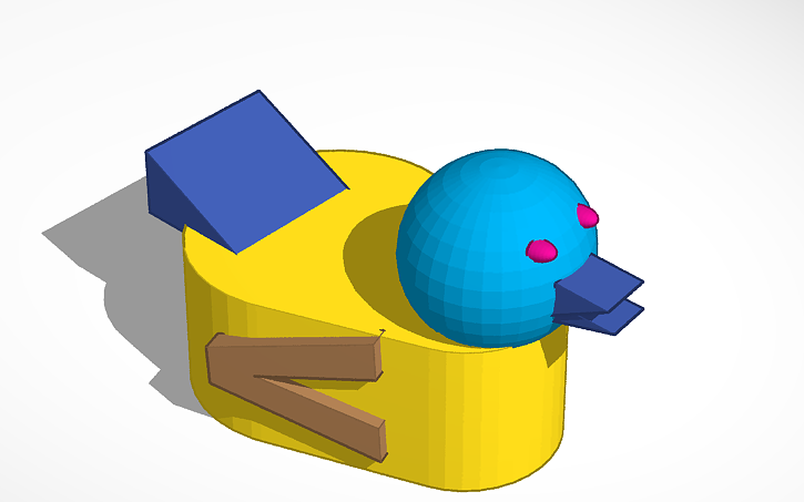 3D design Duckie 2.0 - Tinkercad