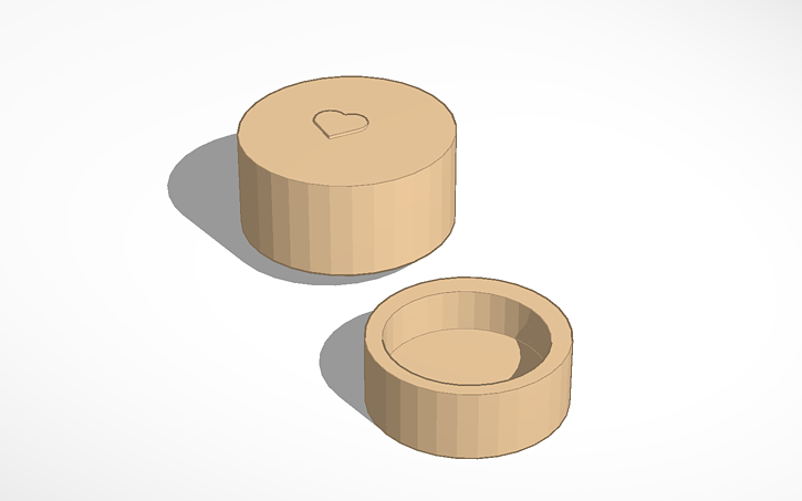 3D design wooden box | Tinkercad