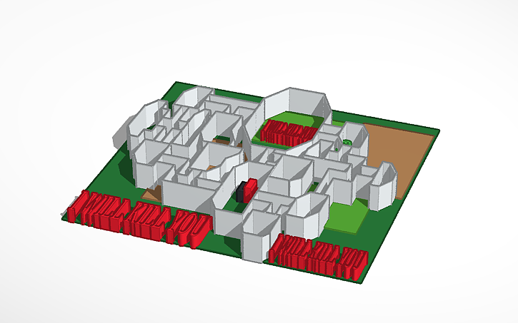 3D design among us map - Tinkercad