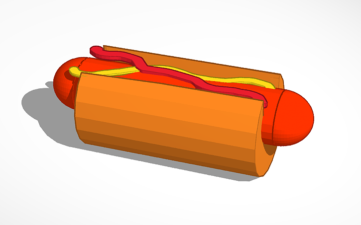 3D design glizzy - Tinkercad