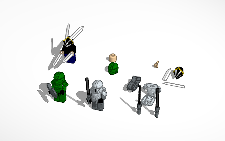 3D design lego minifigures | Tinkercad