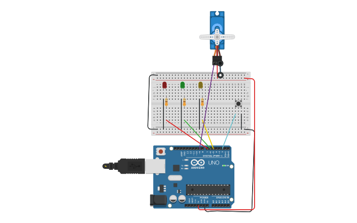 Circuit design String Com - Tinkercad