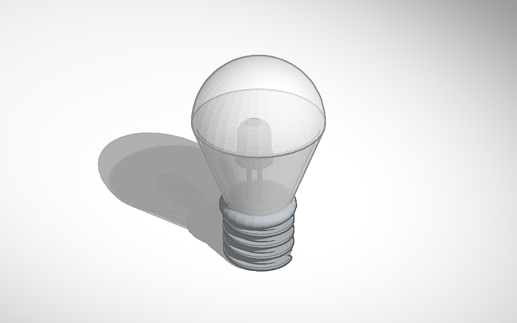 3D design Lightbulb - Tinkercad