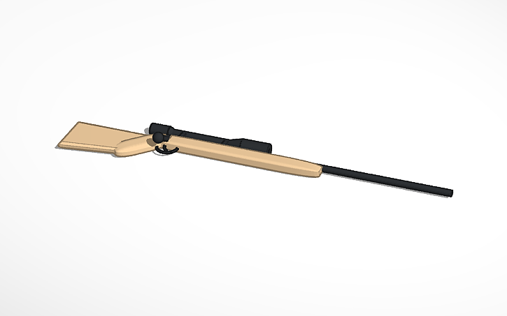 3D design Hunting Rifle - Tinkercad
