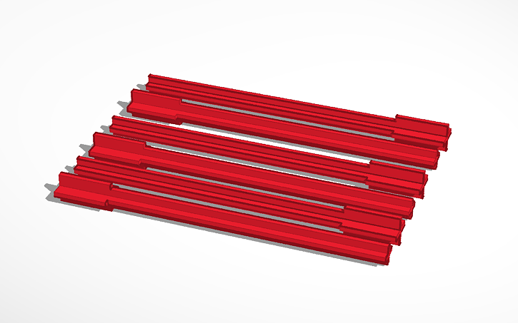 3D design Qubic strut - Tinkercad