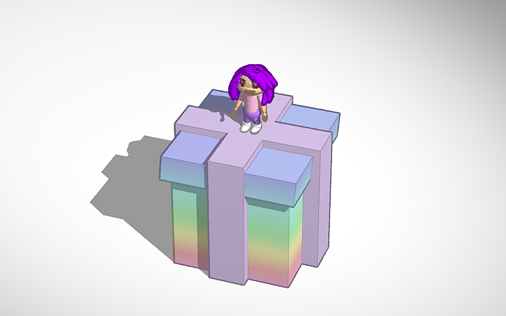 3D design Copy of Kawaii fan gift box - Tinkercad