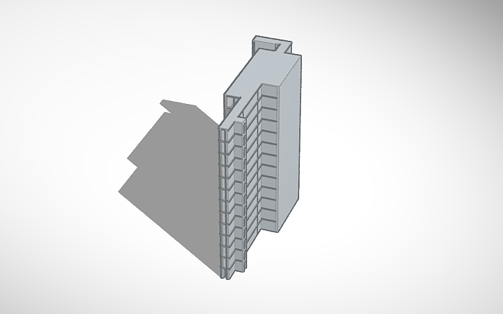3D design The Printing Building - Tinkercad