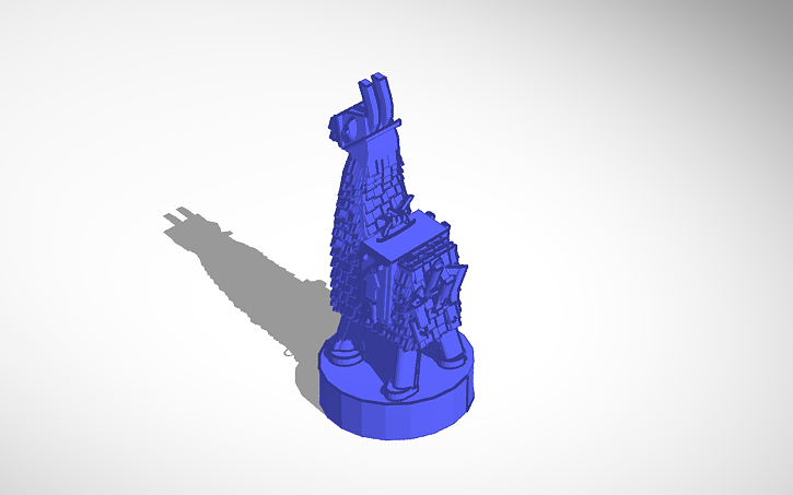 3D design Chess Piece (Knight) fortnite llama | Tinkercad