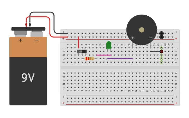 Circuit design 2_ENCENDER LED Y PIEZO - Tinkercad