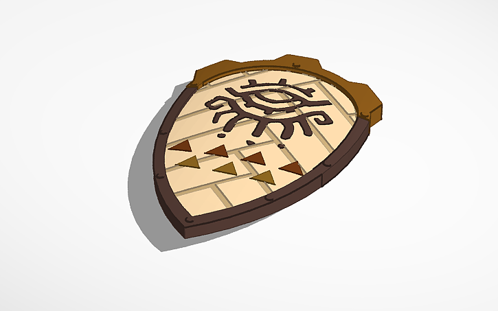 3D design Shield 01 - Tinkercad