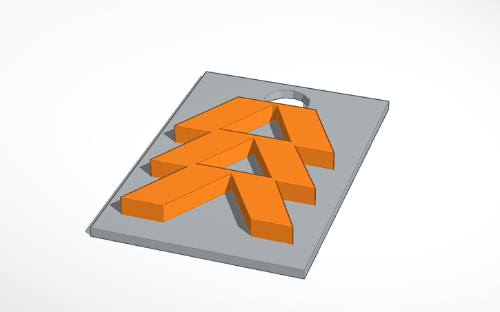 3D design Destiny Hunter Keychain | Tinkercad
