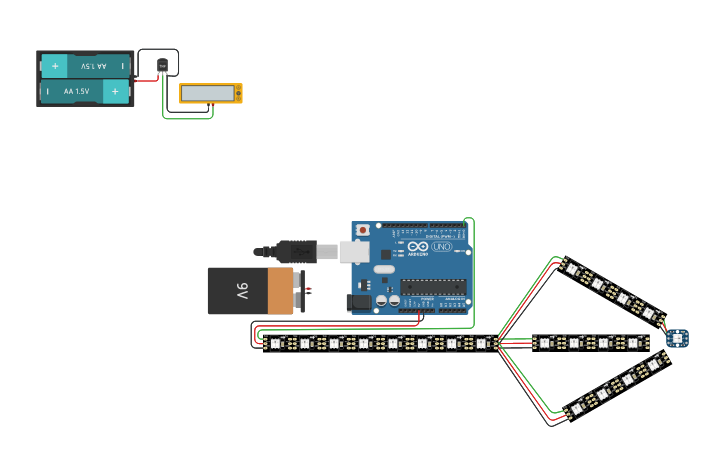 Circuit design smart home - Tinkercad