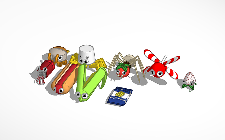 3D design All Bugsnax in Garden Grove | Tinkercad