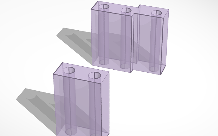 3D design H2AC - standoffs for center brace - Tinkercad