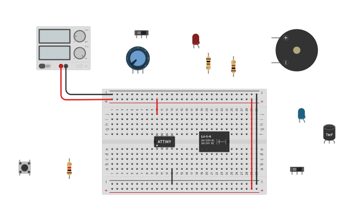 Circuit design 2022 Projet 1 | Tinkercad