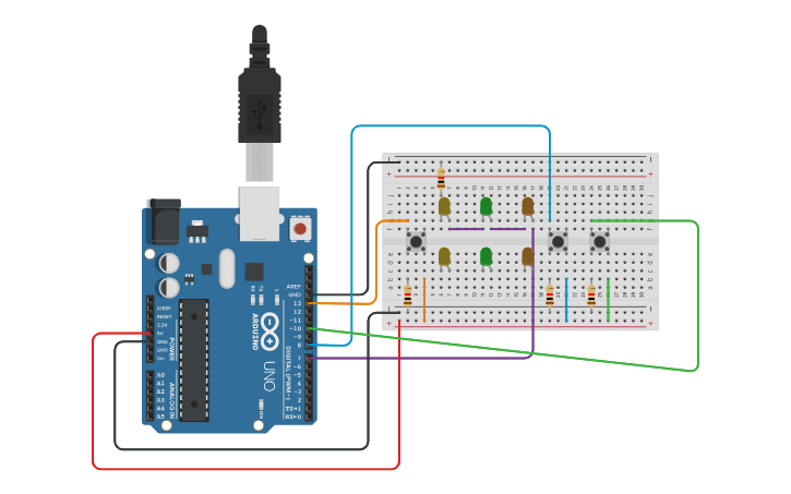 Circuit design PROYECTO - Tinkercad