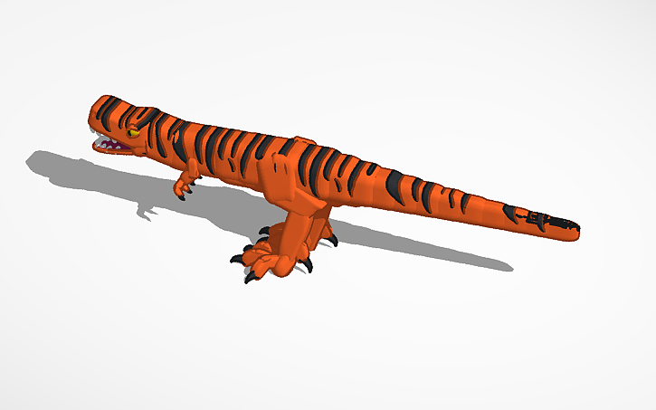 3d Design T Rex Coloring Contest Tinkercad