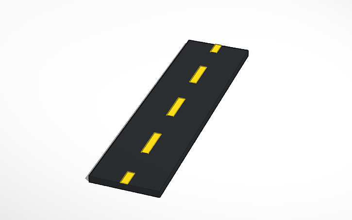 3D design Road - Tinkercad