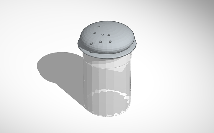 3D design salty salt - Tinkercad