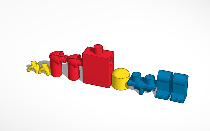3D design Lego Minifigure - Tinkercad