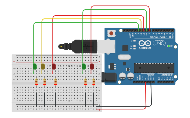 Circuit design Terrific Robo | Tinkercad