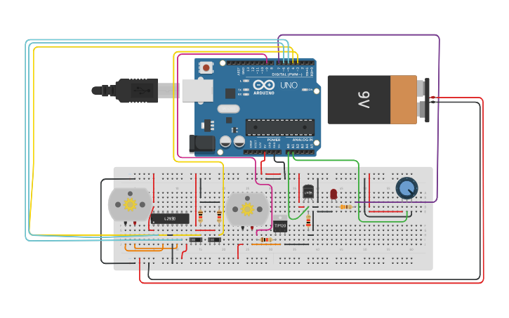 Circuit design Proyecto de | Tinkercad