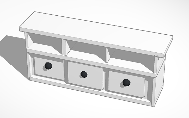 3D design Drawers - Tinkercad