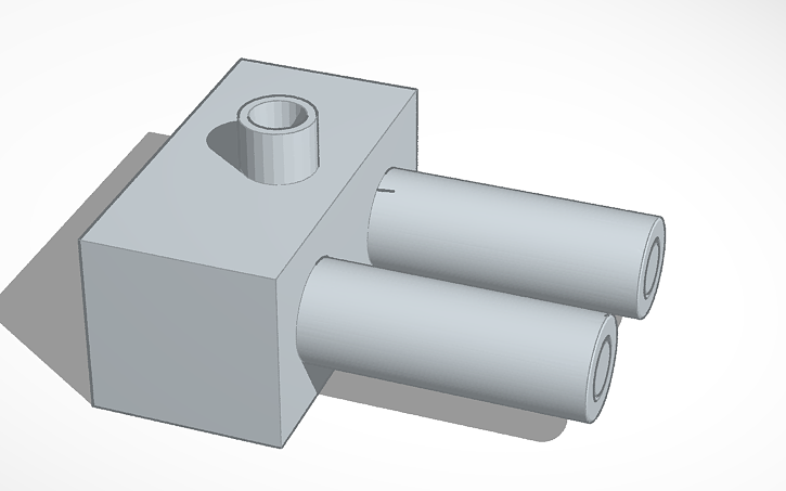 3D design oxygen ventilator valve - Tinkercad
