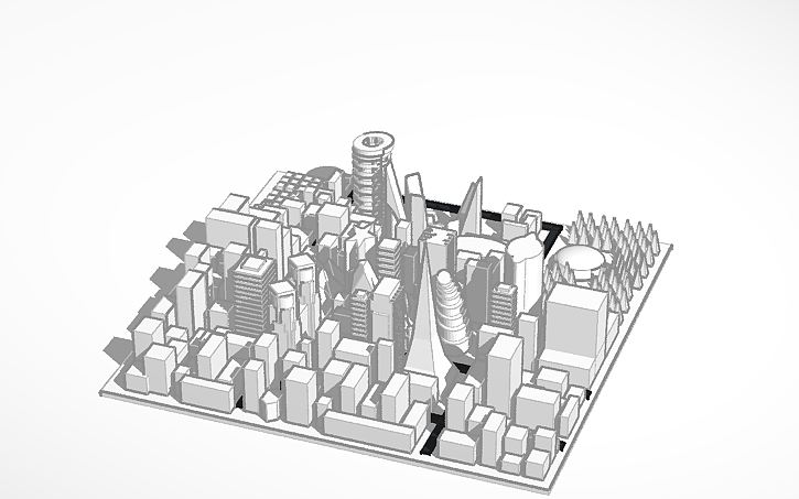3D design A skyscraper | Tinkercad