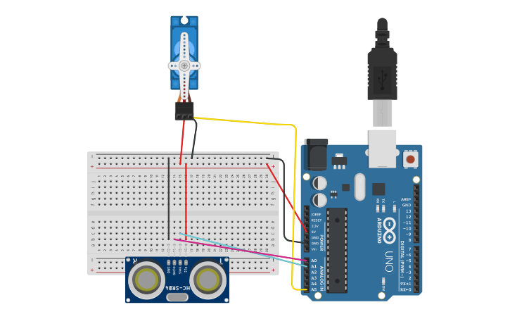 Circuit design PET FEDER | Tinkercad