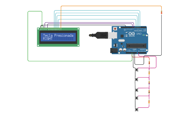 Circuit design LCD_Keypad_Shield | Tinkercad
