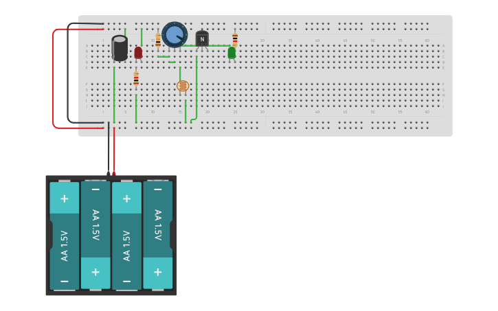Circuit Design Detector De Oscuridad Tinkercad