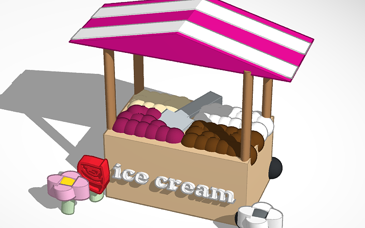 3D design ICE CREAM! | Tinkercad