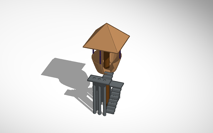 3D design Watch Tower - Tinkercad