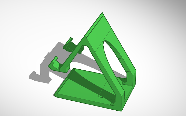 3D design Cell Phone stand - Tinkercad