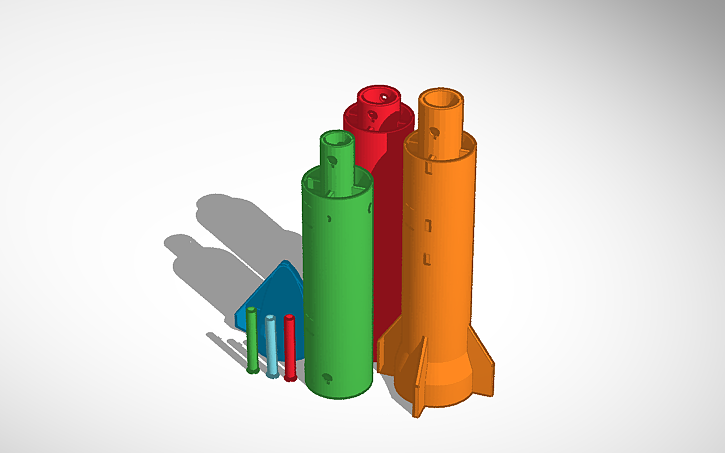3D design Starship+Superheavy | Tinkercad