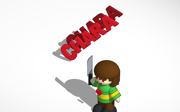 3D design Undertale-Chara 언더테일-차라 - Tinkercad