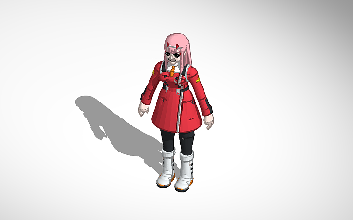3D design Zero Two - Darling in the Franxx - Tinkercad