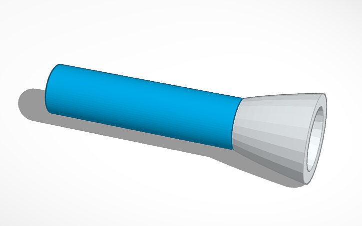 3D design Flashlight - Tinkercad
