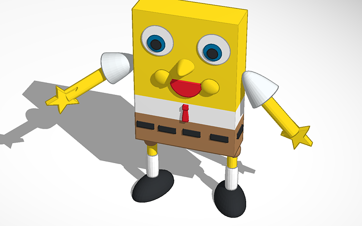 3D design Copy of Spongebob Squarepants - Tinkercad