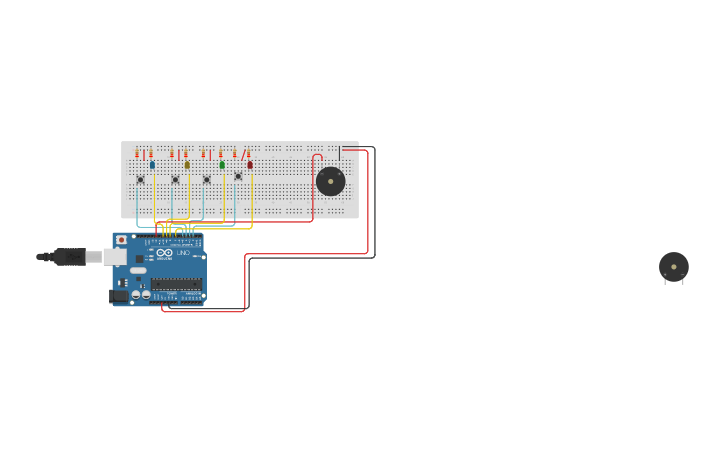 Circuit Design Memory Game Tinkercad
