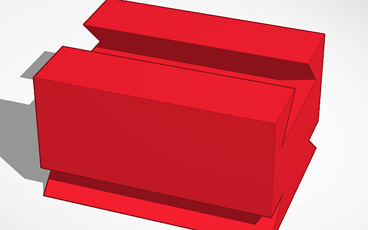3D design Dovetail - Tinkercad