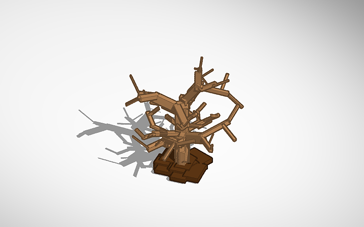 3D design Advanced dried tree for Roblox - Tinkercad