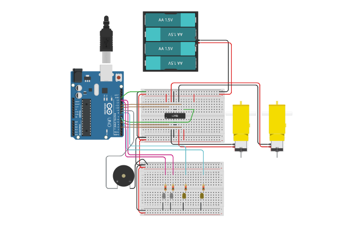 Circuit design Projeto Carrinho controlado pelo Bluetooth RC Control ...