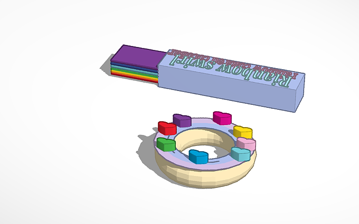 3D design Candy and Donut awesomeness - Tinkercad
