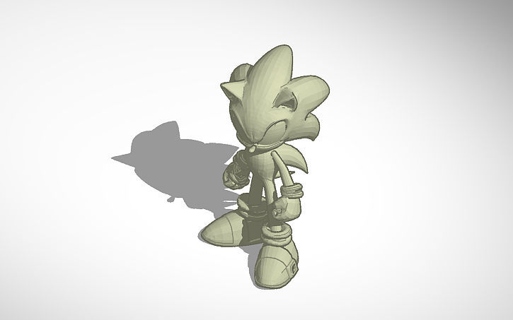3d Design Sonic The Hedgehog Forces Tinkercad 