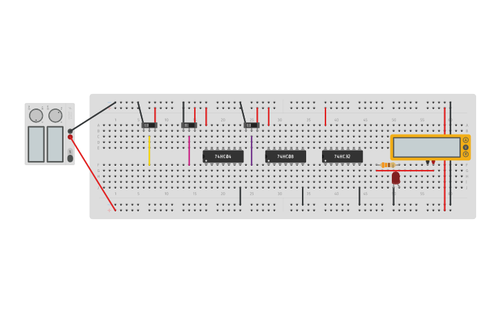 Circuit design PROBLEMA 3 | Tinkercad
