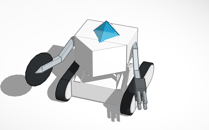 3D design simple mech - Tinkercad