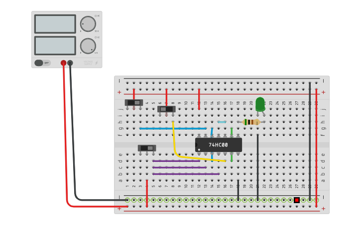 Circuit design Multiplexor - Tinkercad